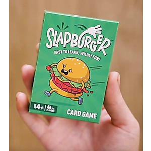 Slapburger - Fun Family Games for Game Night - Playing Card Games for Kids and Adults, Families, Teens, Car Travel, Camping, Party, Stocking Stuffer Gifts - Ages 4 and Up, 2-6 Players, 15 min