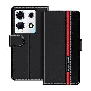 MILEGAO for Infinix Note 30 VIP Flip Cover, Magnetic Buckle Multicolor Business PU Leather Phone Case with Card Slot, for Infinix GT 10 Pro 5G 6.67 inches