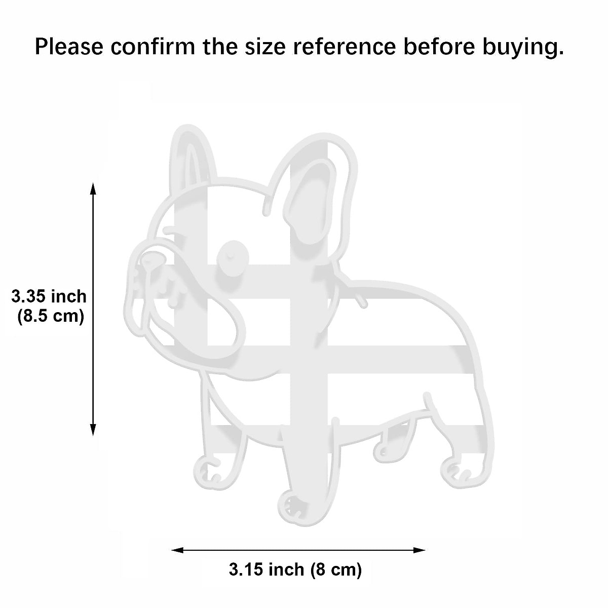 French Bulldog Cookie Cutter, Frenchie Dog Shaped Mold