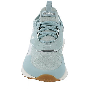 Reebok Women's Spark Run Sneaker, Seaside Grey/Chalk/Silver Metallic, 8