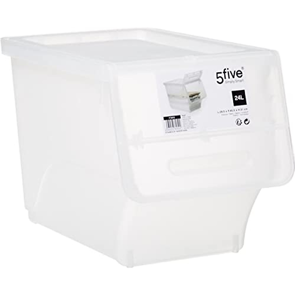 Five - Storage box with front opening 34 L