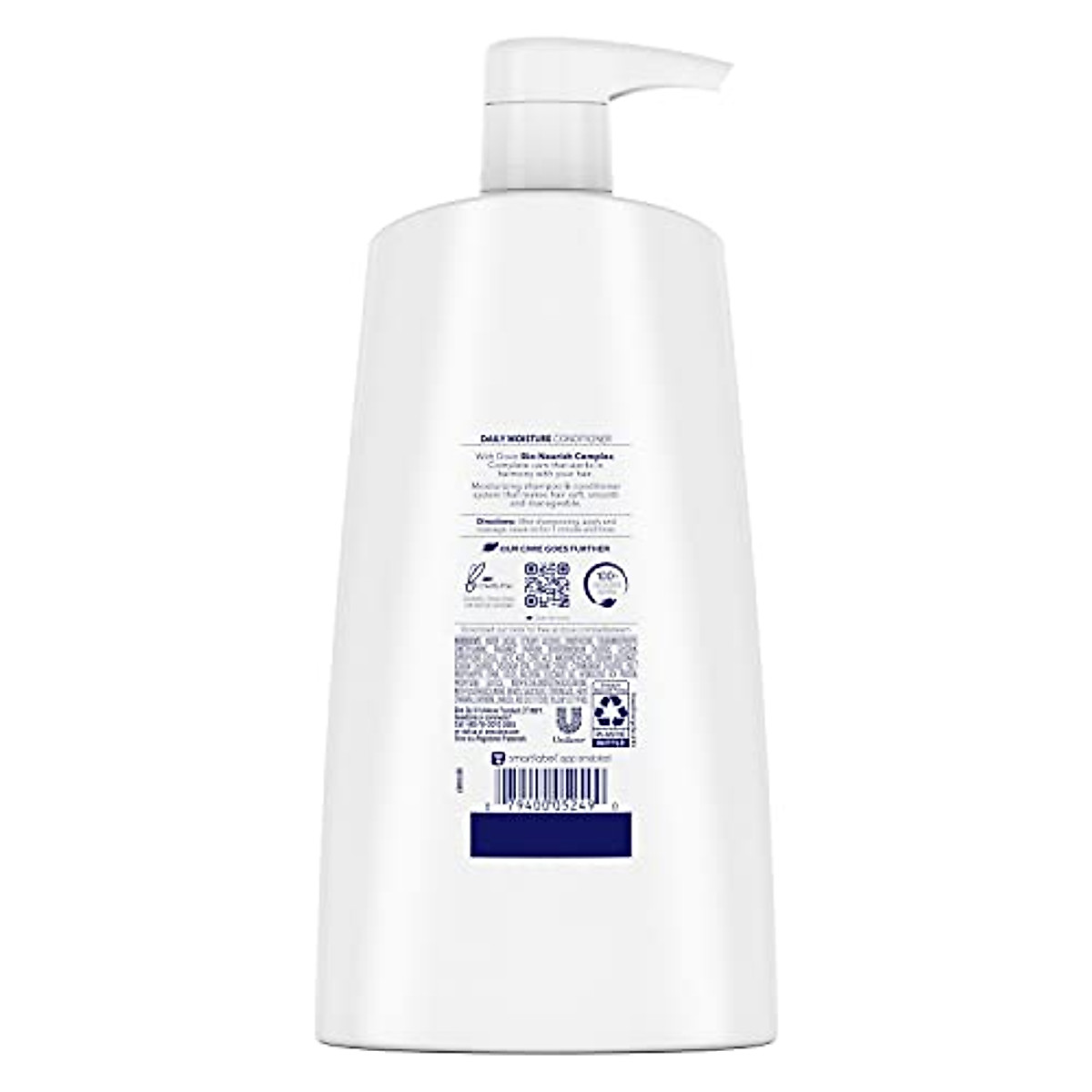 Dove Nutritive Solutions Moisturizing conditioner with Pump for Normal to Dry Hair Daily Moisture Detangles and Nourishes Dry Hair 25.4 oz