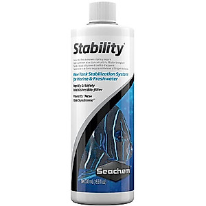 Prime Fresh and Saltwater Conditioner 500ml , Stability Fish Tank Stabilizer 500ml and 10ct Pet Wipes (Prime & Stability)