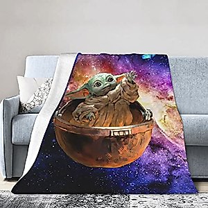 Baby Blanket Fleece Blankets Ultra Soft Bed Throw Blanket Decorative Plush Fuzzy Cozy Blanket for Bed, Sofa, Couch, Travel, 60x50 inches