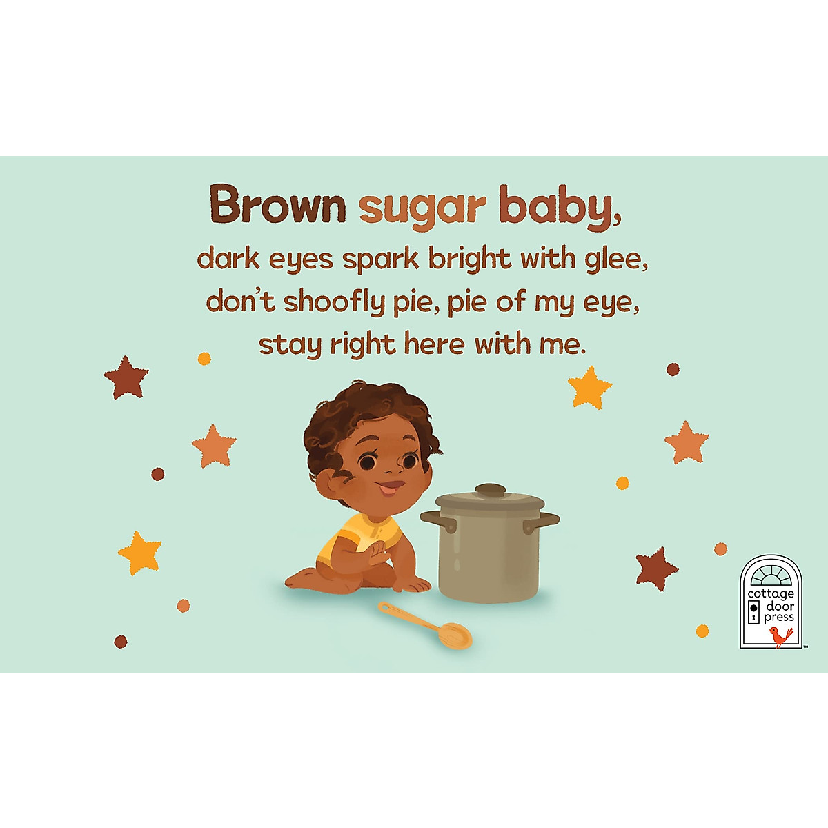 Brown Sugar Baby Board Book - Beautiful Story for Mothers and Newborns, Ages 0-3