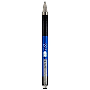 Zebra Pen F-301A Retractable Ballpoint Pen, Premium Blue Metal Barrel, Fine Point, 0.7mm, Black Ink, 2-Pack