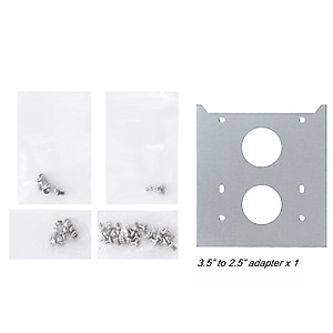 RackChoice 2U Micro ATX Compact Rackmount 2 x 5.25 Chassis Support ATX PC PS2 PSU with Side 80mm Fan