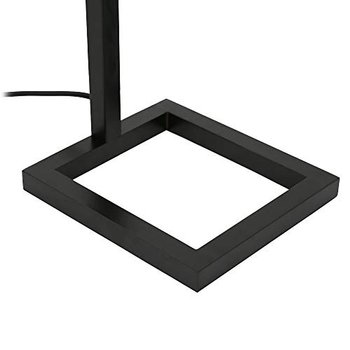 Henn&Hart 26" Tall Table Lamp with Glass Shade in Blackened Bronze/Seeded, Lamp, Desk Lamp for Home or Office