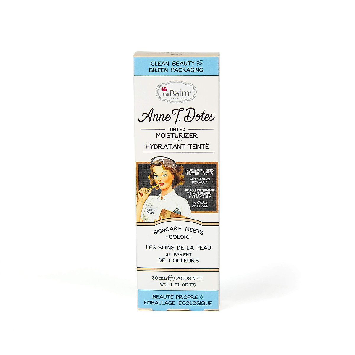 theBalm Anne T. Dotes Tinted Moisturizer, 22 (For Light to Medium Skin), 1 fl. oz.
