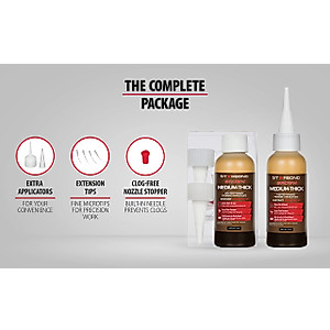 Starbond 2 oz. "Dark Brown" Medium-Thick CA Glue (Premium Cyanoacrylate Super Glue) Knot Filler 500 CPS Viscosity for Woodworking, Woodturning, Carpentry, Guitar, RC Hobby