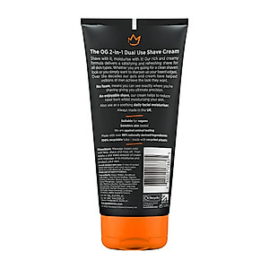 King of Shaves 2-in-1 No Foam Shaving Cream & Daily Moisturising Face Cream for Men 175ml QUAD PACK