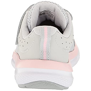 Under Armour Girls' Pre School Assert 10 Alternate Closure, (100) Halo Gray/Pink Sugar/Iridescent, 2, US