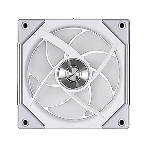 Lian Li UNI Fan SL-Infinity 120-Triple Pack-ARGB Fan-Infinity Mirror-Daisy-Chain Design-Customizable Lighting Effects-One Cable Connection-with Controller-White-(UF-SLIN120-3W)