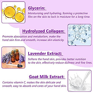 Permotary Foot Peel Mask - 6 Pack - Original Exfoliant Foot Peel - Feet Callus Remover & Dead Skin Remover, Moisturizing Feet, Baby Your Feet Naturally (Lavender&Milk)