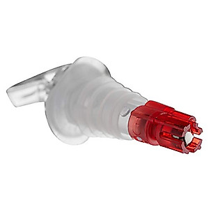 [48 PACK] Measured Liquor Bottle Pourers 0.75 oz (22 mL) - Collared Automatic Measured Bottle Pourer - No Cracks, No Leaks, Bar Spouts, Quick Shot, Spirit, Wine, Bar Cocktail Dispenser
