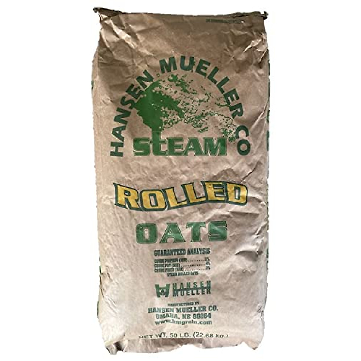 Ernst Grain's Hansen Mueller Co’s Regular Rolled Oats, 50 lbs