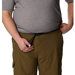 Columbia Men’s Silver Ridge Cargo Pants, Moisture Wicking, Sun Protection, New Olive, 30
