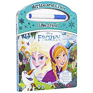 Disney Frozen - Write-and-Erase Look and Find - Wipe Clean Learning Board - PI Kids