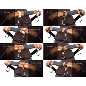 Manito Styler Spin Stroller Hooks (Pink Gold/Black)