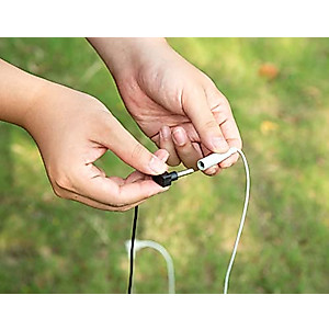 Hooga Grounding Rod with 40 ft Ground Wire for Grounded Earth Connected Products, Mats, Sheets, Pads, Wrist Bands, Blankets, Pillow Case. Stay Grounded Indoors. Stainless Steel Rod. Great for Travel.