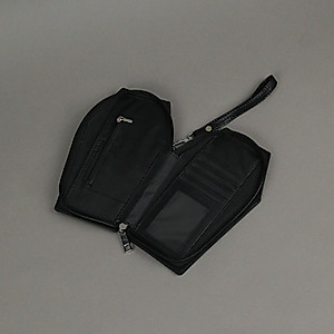 Day of the Dead Sugar Skull Coffin Shaped Wallet With Removable Wrist Strap