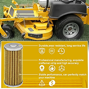 LEFITPA 2 Pack Replacement 604126 Hydraulic Filter for Hustler X-ONE 936237 936245US 936252 936260 936278 936286 936294US 936302 936310 936328 936336 936740 Zero Turn Mower Models