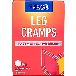 Hyland's Leg Cramps Tablets, Natural Relief of Calf, Leg and Foot Cramp, 50 Count