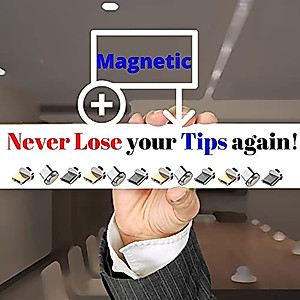 Aporia - Magnetic Charging Tips Storage Holder Bullet Shape Colorful | Compatible with Any Magnetic Charging Tips (Storage - Four Bullets)