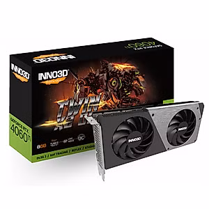 INNO3D Geforce RTX 4060 Ti 8GB Twin X2 OC Grafikkarte - 8GB GDDR6, 1x HDMI, 3X DP