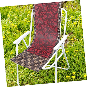 MERRYHAPY 1 Set Beach Chair Cloth Replacement Outdoor Lounge Chairs Gravity Chair Repair Fabric Folding Recliner Chair Outdoor Canvas Fabric Fold up Folding Chair The Fabric Luxury