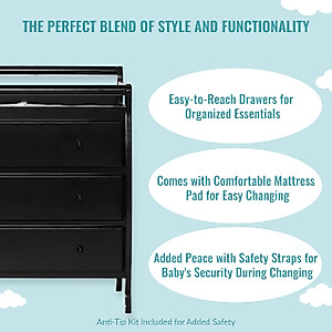 Liberty Collection 3 Drawer Changing Table