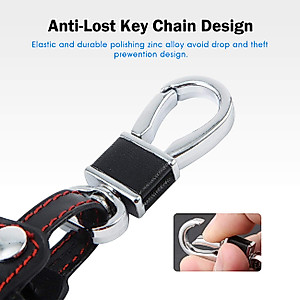 Partol Key Fob Case for Lexus Leather Keyless Entry Remote Control Key Fob Cover Case Replacement Fit Lexus ES300 ES330 ES350 RX350 RX300 IS300 IS250 GX470 GX460 lS460 GS300 GS400 GS350 NX GX