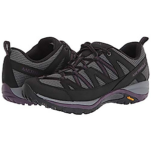 Merrell womens Siren Sport 3 Hiking Shoe, Black/Blackberry, 8.5 US