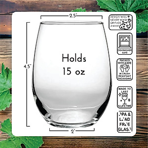 My Princess Name is Drinking Beauty Princess Wine Glass Engraved Birthday Present Funny Anniversary Gifts Couples Handmade Crown Aurora Movie Themed 15oz Stemless Wine Glass