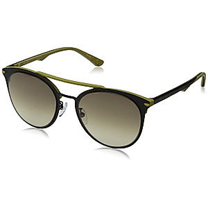 Police Men's Spl494 Square Sunglasses, Gold, 54 mm