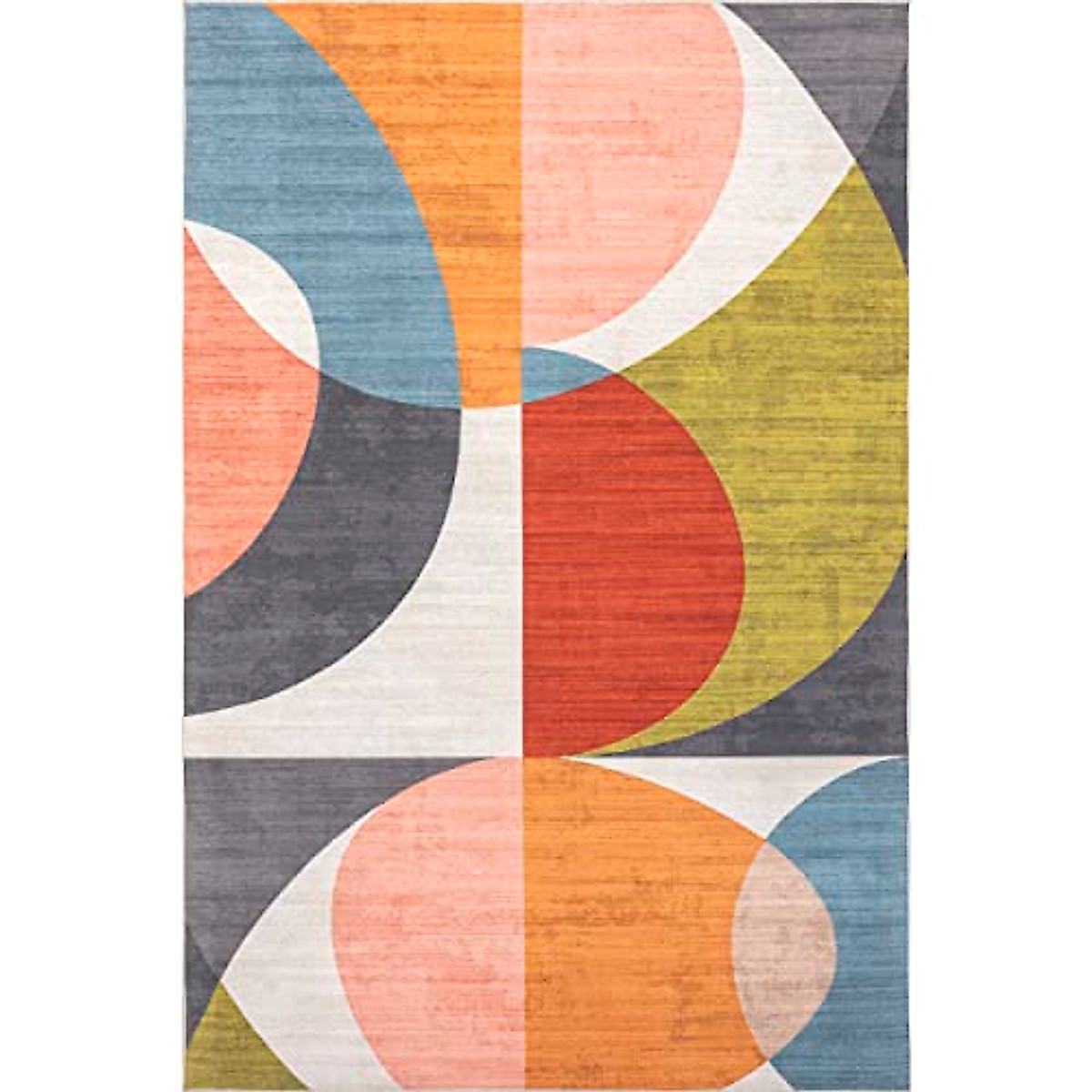 nuLOOM Lizzy Modern Machine Washable Indoor/Outdoor Area Rug, 8' x 10', Multicolor