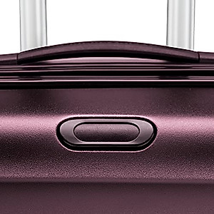 Briggs & Riley Sympatico Hardside Large Spinner Luggage, Plum, 30-Inch Checked