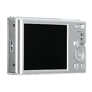 16X Digital Zoom Camera, 4K HD Camera Easy to Use Built in Fill Light Plastic Housing 44MP for Recording (Silver)