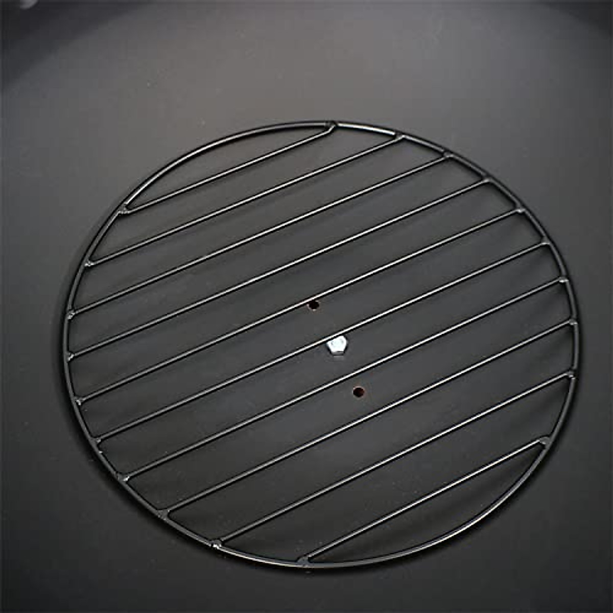 Sunnydaze 30-Inch Raised Outdoor Fire Pit Bowl - with Handles, Log Poker, and Spark Screen - Copper Finish