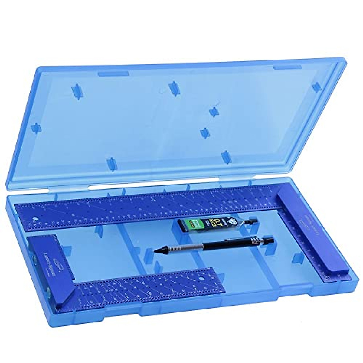 iGaging Layout Square Set of Two 7" & 12" w/Center Finder Bevel Gauge