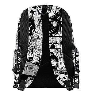 HANDAFA Unisex Multipurpose Bag Aniem Jujutsu Cosplay Backpack Casual Daypack(Hua Gojo)