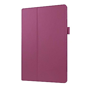for Amazon All-New Kindle Fire HD10 7th 9th Generation Smart Cover, Ultra Slim Folio Stand Auto Sleep/Wake Up Leather Case for All New Fire HD 10 (2017 Release) (2019 Release) 10.1 inch (Li-Purple)