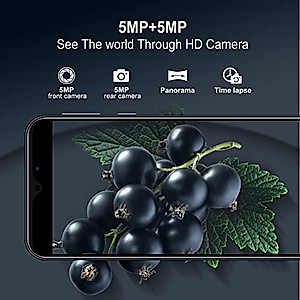 Xgody Unlocked Cell Phone X60, 6.0 Inch Android 9.0 OS Smartphone, 2022 New 4G Dual SIM Standby Cheap Cell Phones, 3000mAh Massive Battery Dual 5MP Camera Android Phone with Face Recognition (Black)