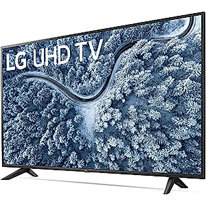 LG 65 Inch UP7000 Series 4K LED UHD Smart webOS TV Bundle with Deco Gear Home Theater Soundbar with Subwoofer, Wall Mount Accessory Kit, 6FT 4K HDMI 2.0 Cables and More