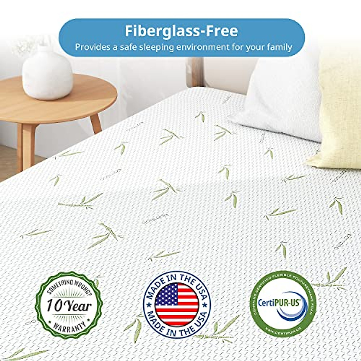 SWISH WEAVERS Full Mattress, 10 inch Full Size Mattresses in a Box Cooling Gel Memory Foam Mattress for Kids Bunk Trundle Bed Daybed Medium Firm