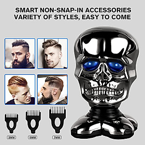 Largner Head Shavers for Bald Men - Head Shaver,Head Shavers for Men,Rechargeable Shavers for Men,Electric Head Shaver,Waterproof Head Shaver with Grooming Kit