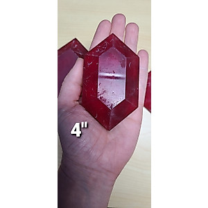 Gemstone Plastic Mold, Resin Mold, Soap Mold, polymer clay mold, gem mold, stone mold, nerd mold, jewelry mold, gamer mold, flexible mold (Mega)