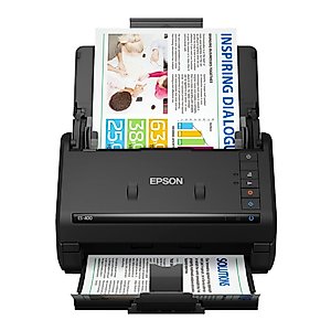 Epson WorkForce ES-400 Color Duplex Document Scanner for PC and Mac, Auto Document Feeder (ADF)