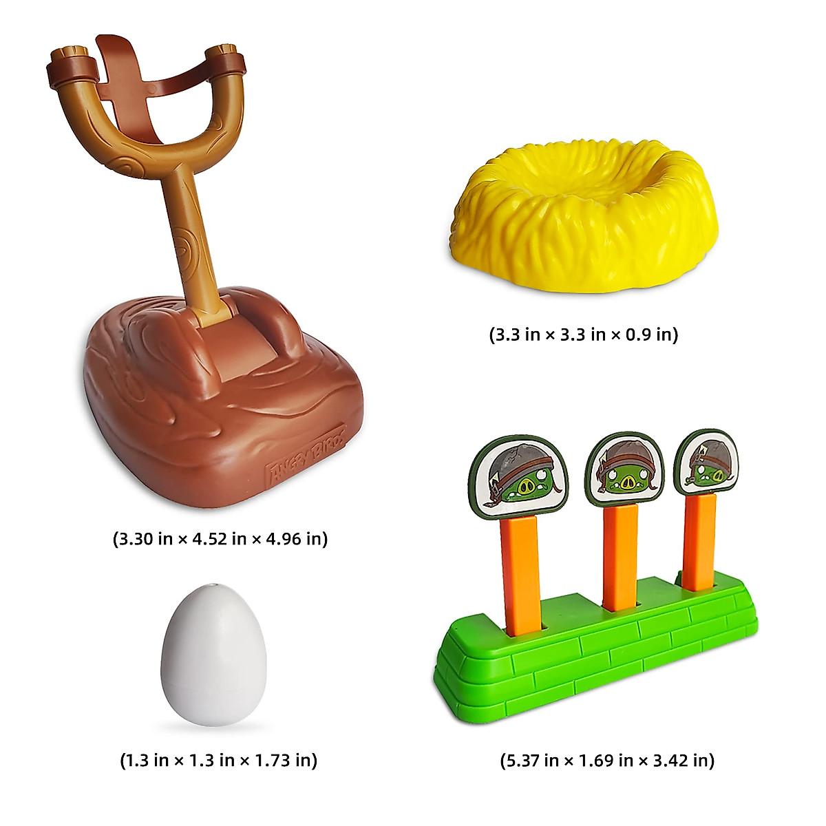 ROLOSO Newly Licensed Angry Birds Toys Playsets Build N’ Launch Construction Brick Assembly Building Blocks Sets Pig City Strike 2 Takedown Space Planet Game Catapult Slingshot Gift Box 20pcs