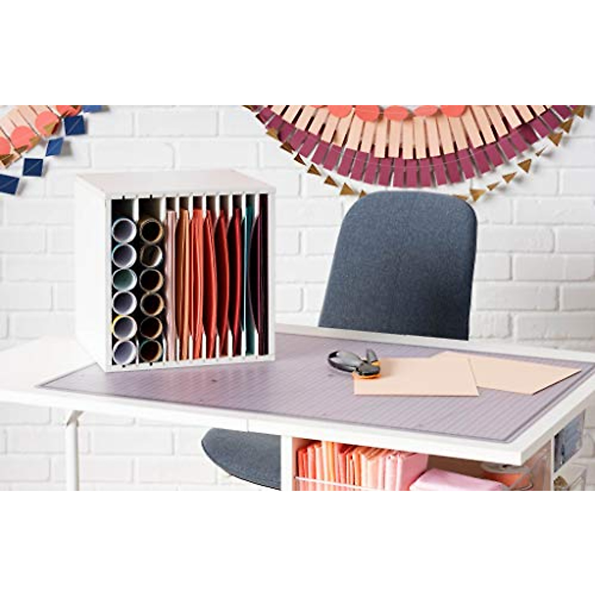 Create Room - Paper and Vinyl Craft Storage Organizer - 13 x 13 Paper Organizer